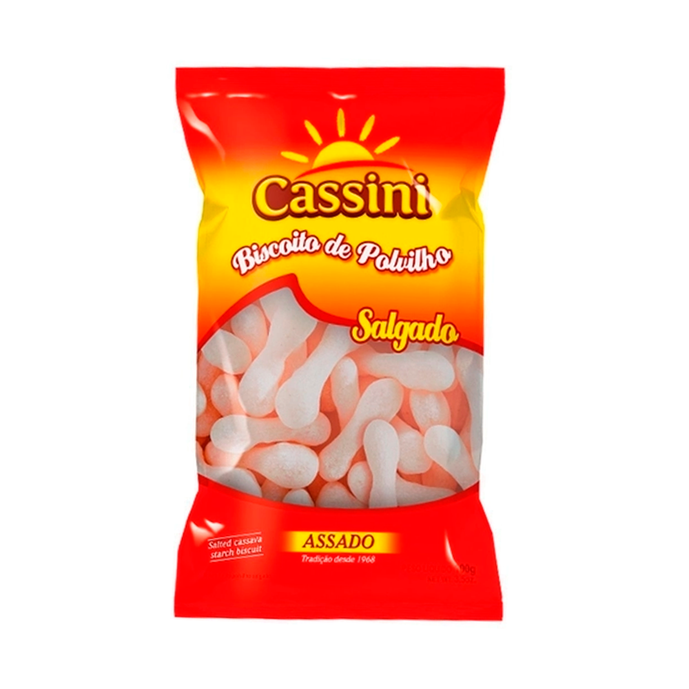 Biscoito de Polvilho Cassini Palito 100g | Supermercados Pague Menos