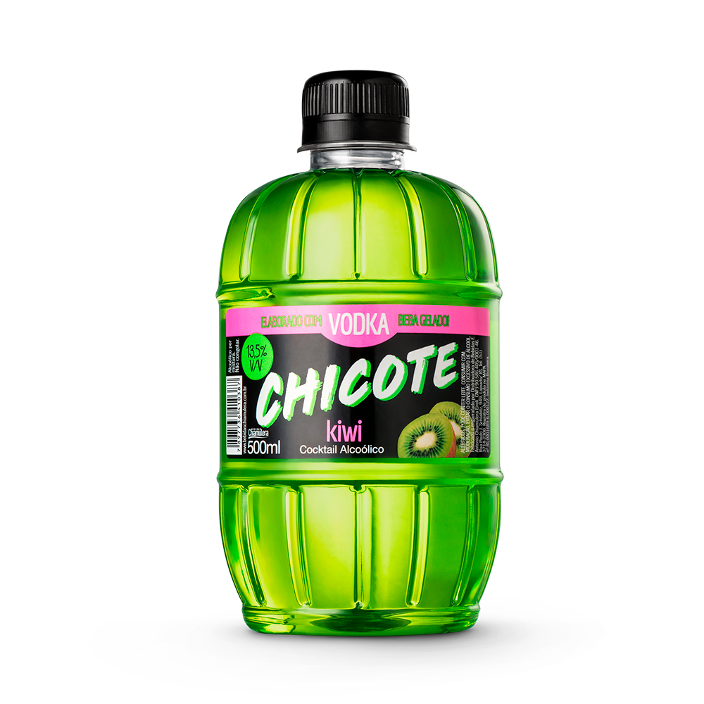 Coquetel Chicote Kiwi 500ml | Supermercados Pague Menos