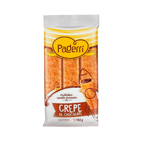 Crepe Paderri Chocolate 192g | Supermercados Pague Menos