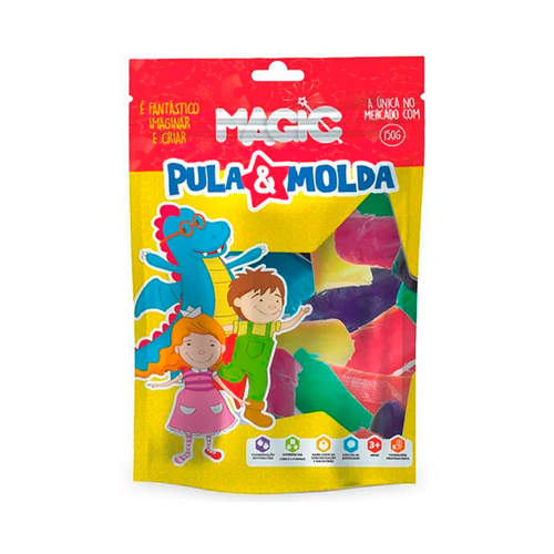 Brinquedo Massa de Modelar Magic Pula e Molda | Supermercados Pague Menos