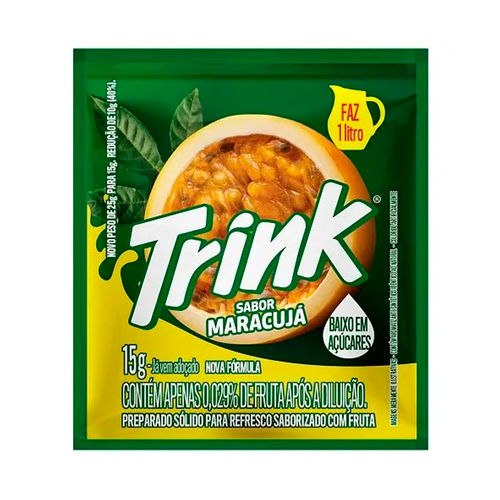 Suco Em Pó Trink Maracujá 15g | Supermercados Pague Menos