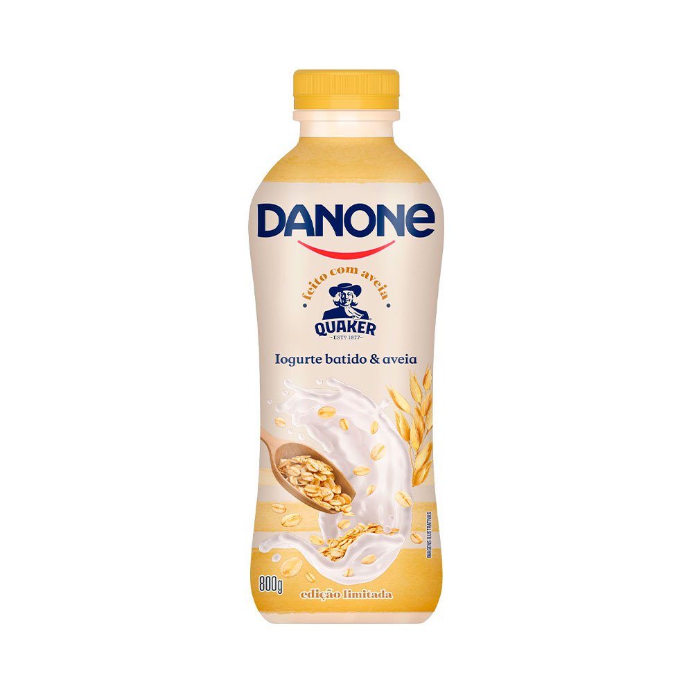 Iogurte Líquido Danone Original Com Aveia 800g | Supermercados Pague Menos