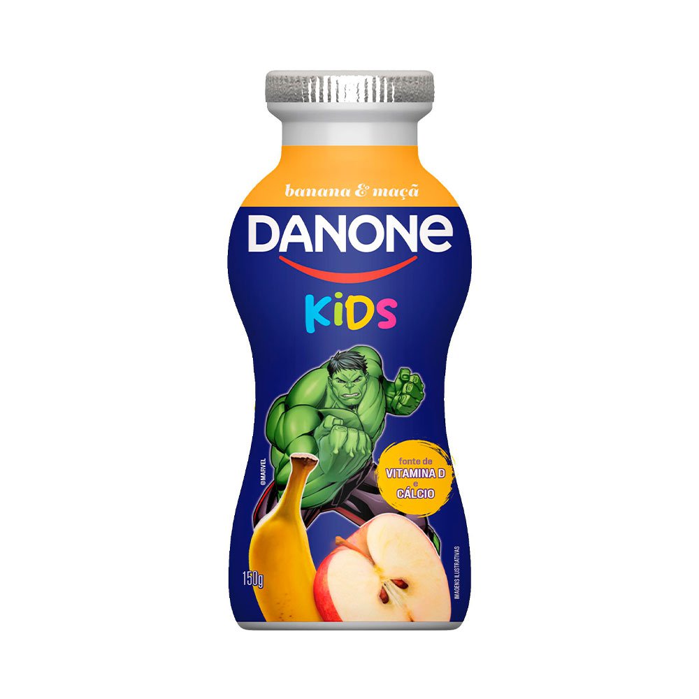Iogurte Infantil Danone Kids Banana & Maçã 150g | Supermercados Pague Menos