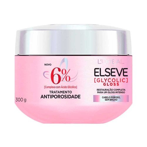 Creme de Tratamento Elseve Glycolic Gloss 300g | Supermercados Pague Menos