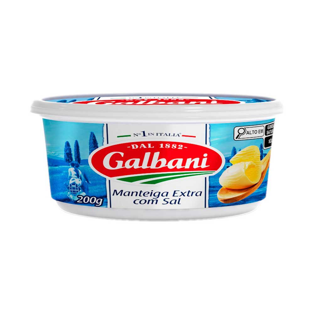 Manteiga Extra Galbani Com Sal 200g | Supermercados Pague Menos Manteiga Extra Galbani Com Sal 200g | Supermercados Pague Menos