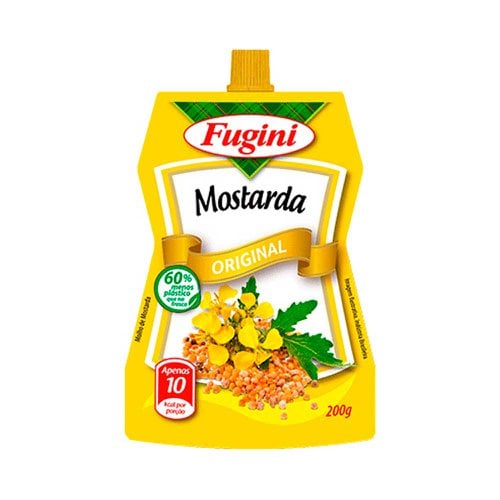 Mostarda Fugini Original 200g | Supermercados Pague Menos
