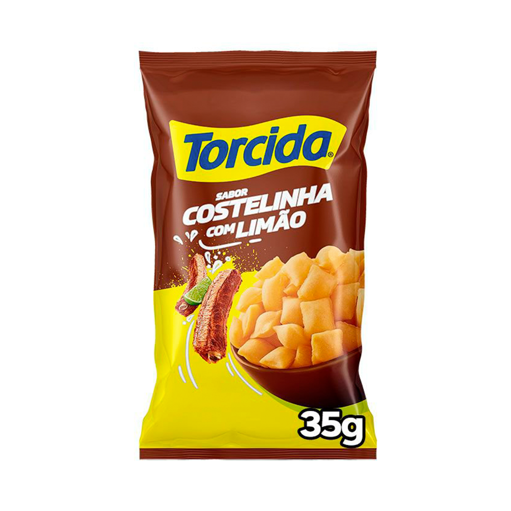 Salgadinho Torcida Costelinha Com Limão 35g | Supermercados Pague Menos