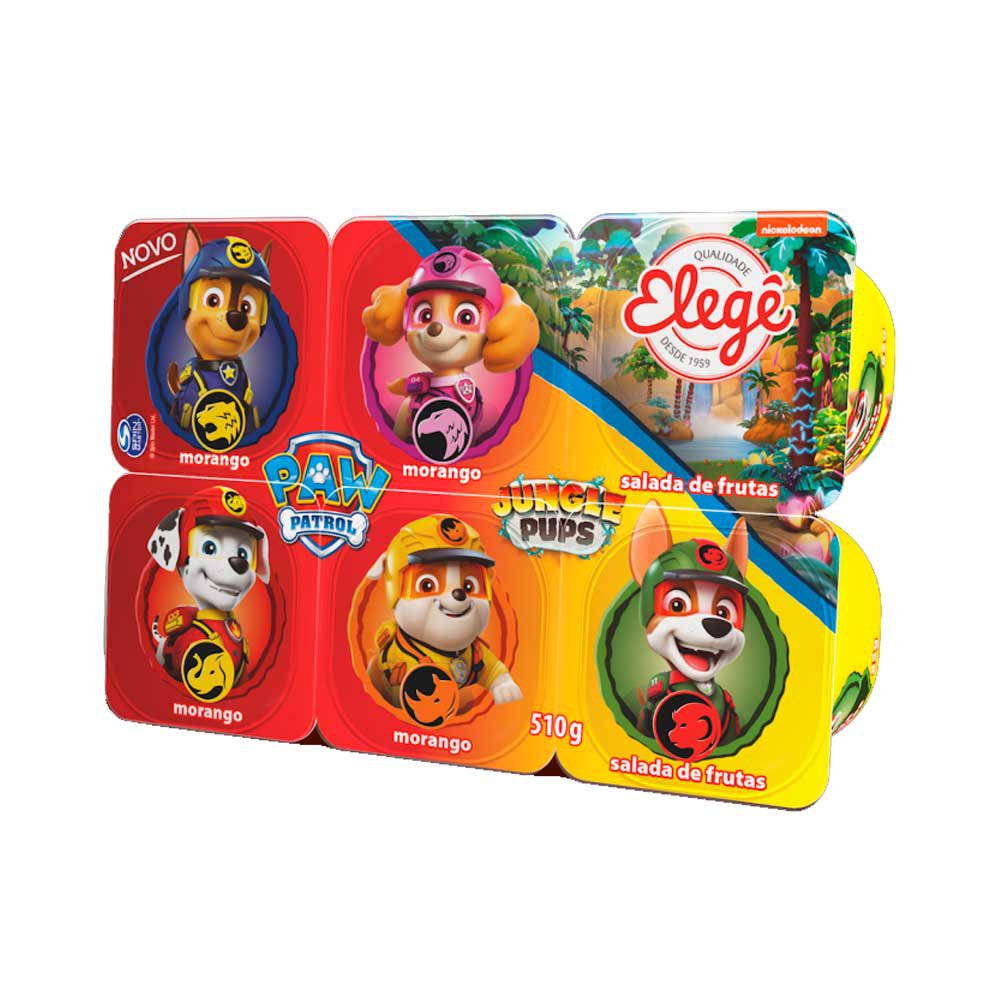 Iogurte Infantil Elegê Morango e Salada de Frutas 510g | Supermercados ...