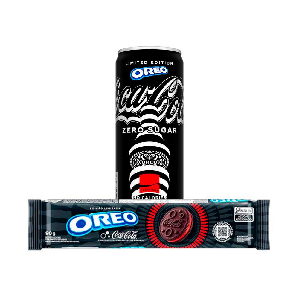 Kit Oreo And Coca Cola Refrigerante 310ml Biscoito Recheado 90g Supermercados Pague Menos