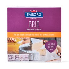 Queijo Brie Emborg 125g | Supermercados Pague Menos