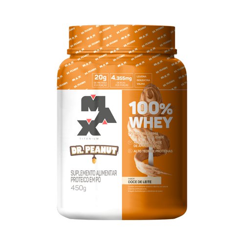 Suplemento Alimentar Max Titanium Doce de Leite 450g | Supermercados Pague Menos