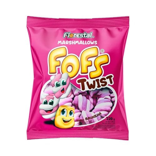 Marshmallow Fofs Twist Baunilha 220g | Supermercados Pague Menos