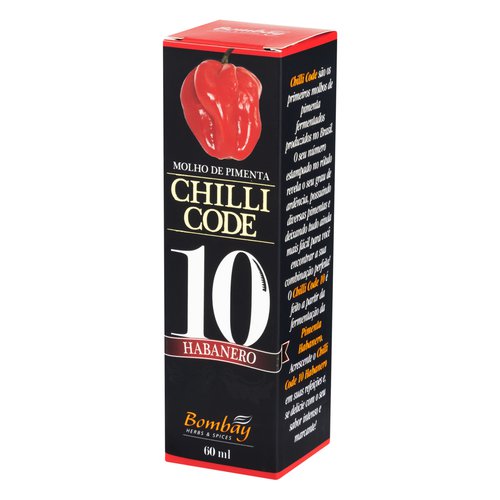 Molho Chilli Code 10 Habanero Bombay 60ML | Trimais