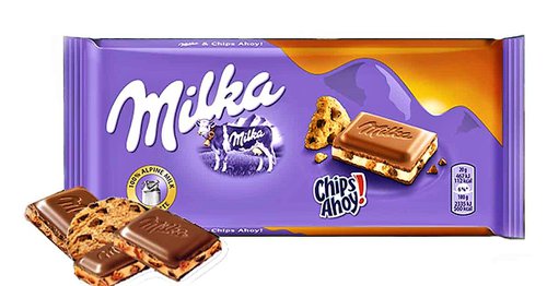 Chocolate Milka Chips Ahoy 100g | Trimais