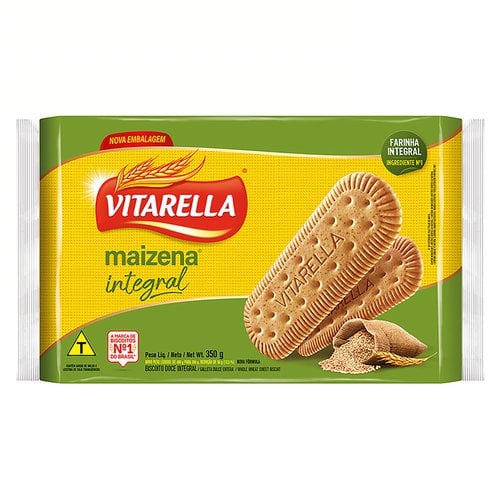 Biscoito Vitarella 350g Maizena Integral | Trimais