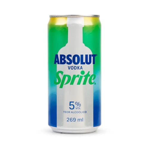 BEBIDA MISTA ABSOLUT VODKA SPRITE 269ML