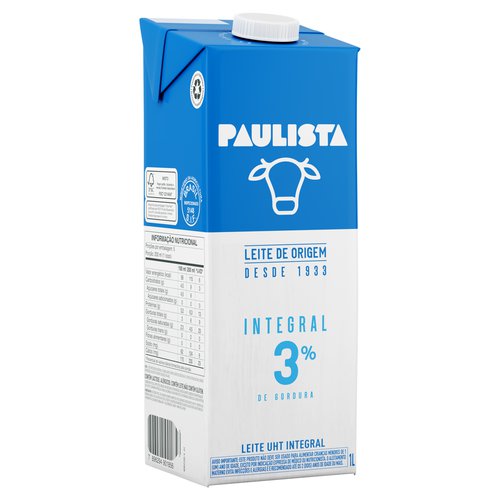 Leite Longa Vida Integral Paulista 1L | Trimais Leite Longa Vida Integral Paulista 1L | Trimais
