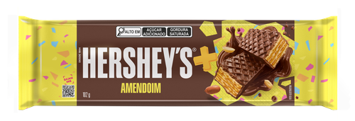 Choc. Hersheys Wafer 102g Mais Amendoim | Trimais