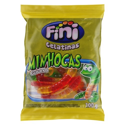Bala de Gelatina Fini Minhocas 90g | Trimais Bala de Gelatina Fini Minhocas 90g | Trimais
